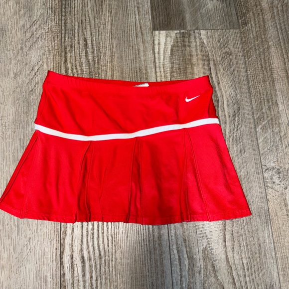 Nike | Skirts | Vintage Nike Red Tennis Skirt Skort Pickleball 9s Y2k ...